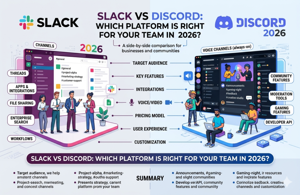 Slack vs Discord: Features, Pricing, and Use Cases Comparison