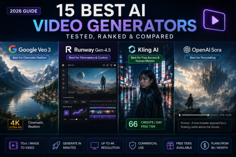 Best AI Video Generators in 2026: 15 Tools Compared