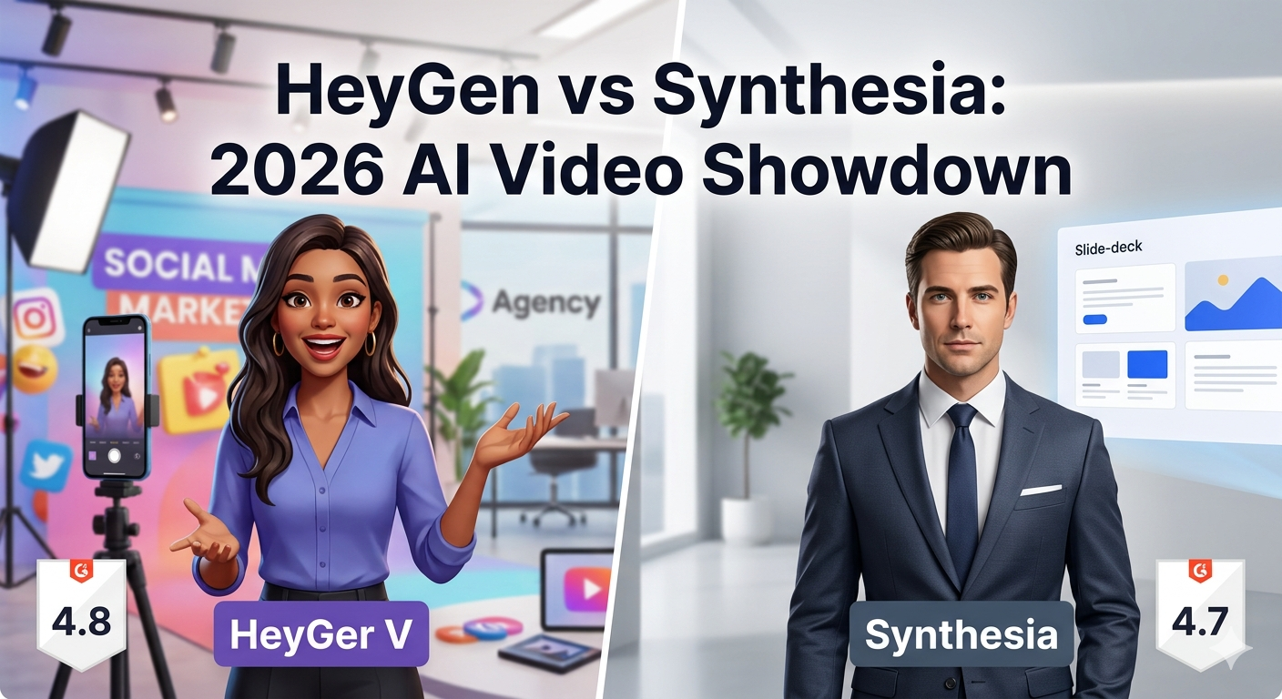 HeyGen vs Synthesia (2026): AI Video Generator Comparison